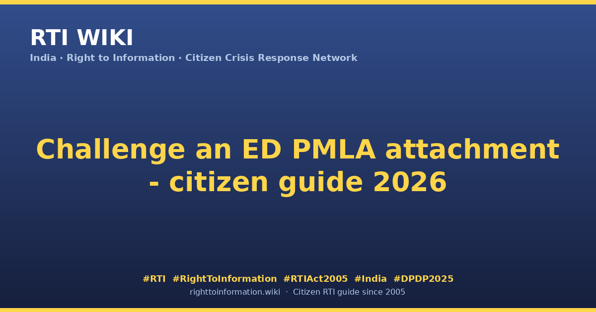 Challenge an ED PMLA attachment - citizen guide 2026
