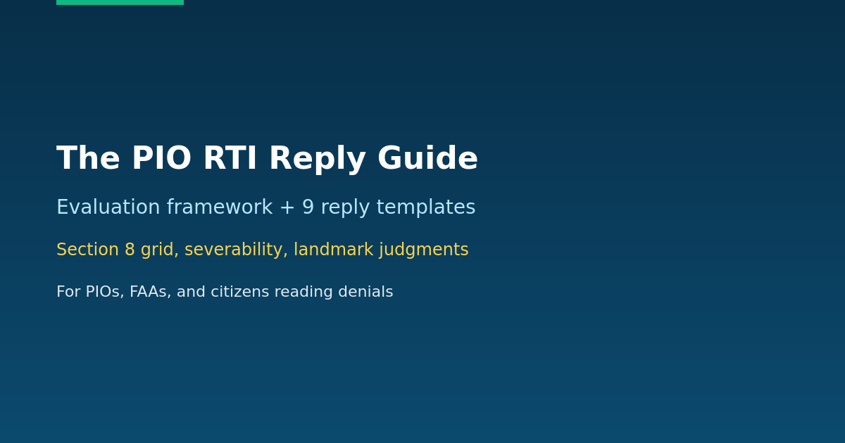 How Public Information Officers Should Evaluate and Respond to RTI